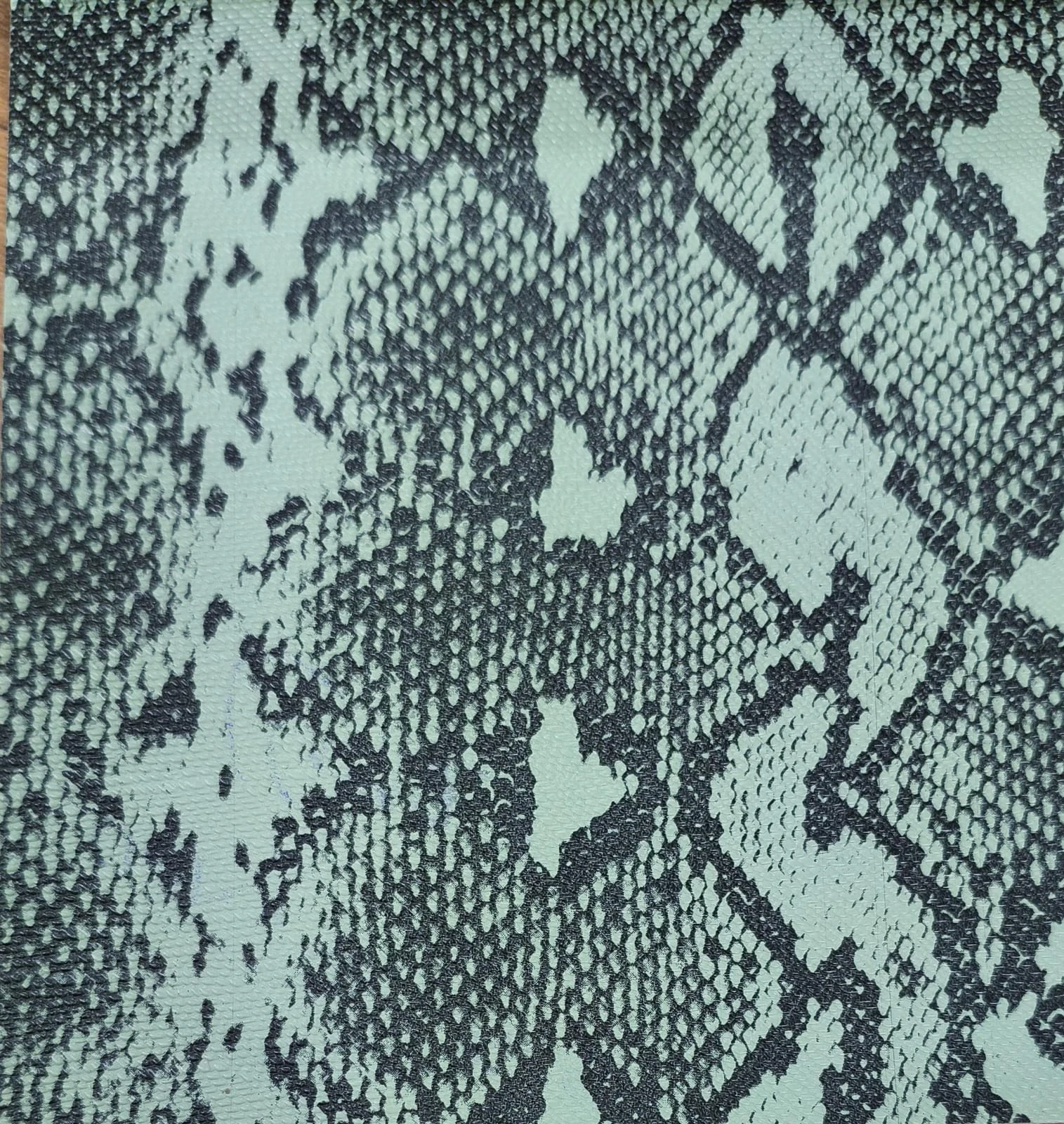 Python Ambosured Rexine Cloth – 1.7mm Thick Pista Green Snakeskin ...